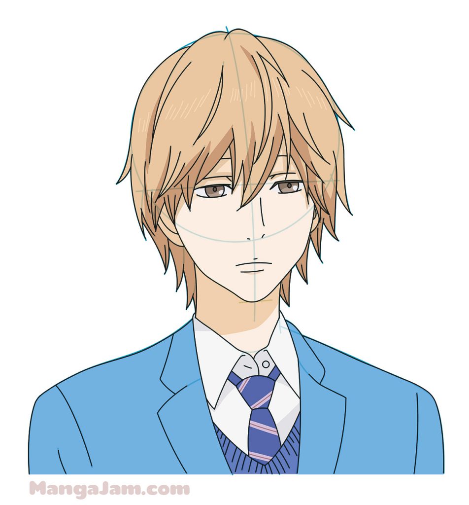 How to Draw Makoto Sunakawa from My Love Story - MANGA-JAM.com