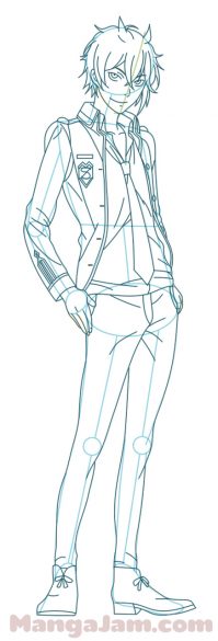 How to Draw Shiki Natsumezaka from Dance with Devils - MANGA-JAM.com