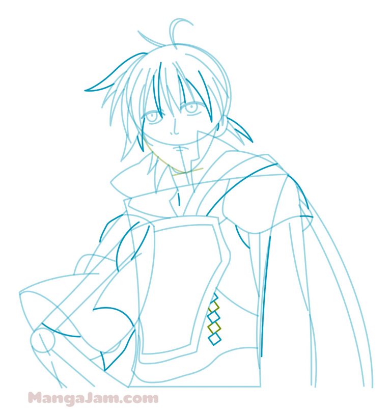 How to Draw Ryner Luter from The Legend Of The Legendary Heroes - MANGA ...
