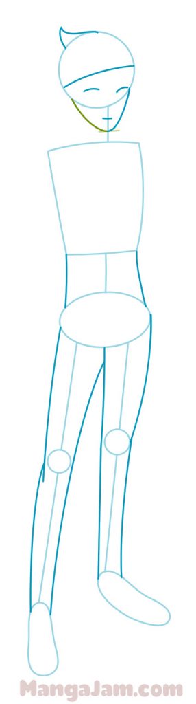 How to Draw Yoshichika Tsurugi from Luck and Logic - MANGA-JAM.com