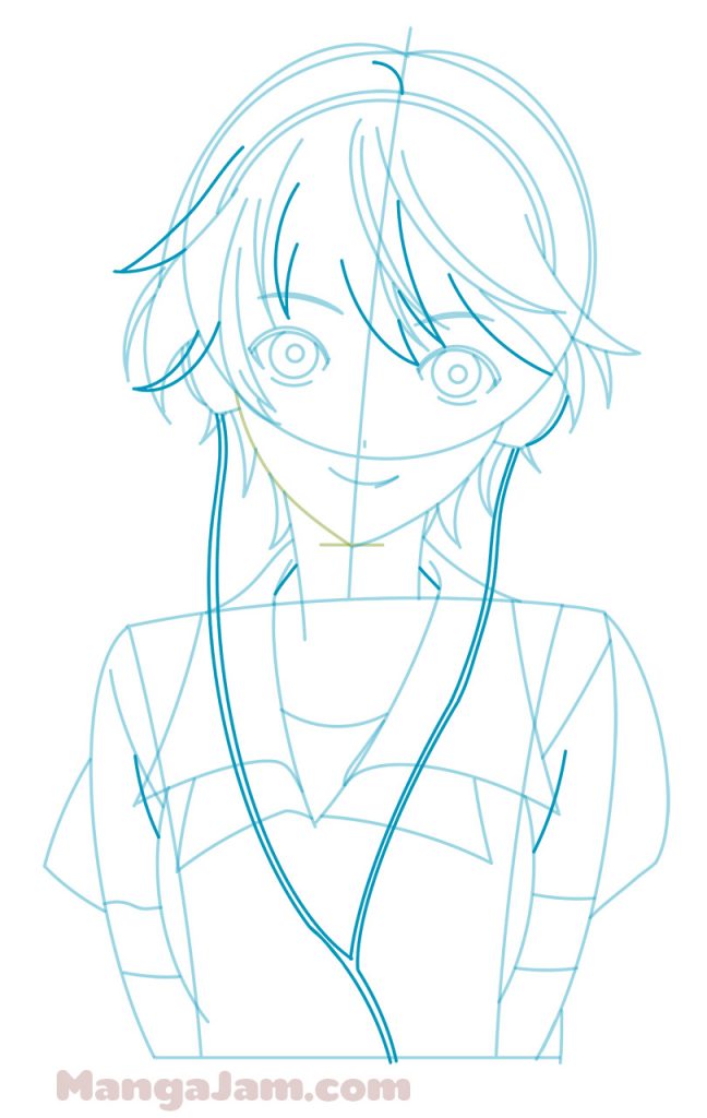 How to Draw Fuuka Akitsuki from Fuuka - MANGA-JAM.com