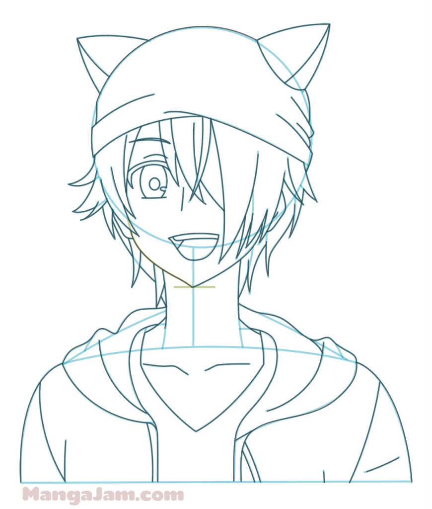 How to Draw Yuto Akama from Mikagura School Suite - MANGA-JAM.com