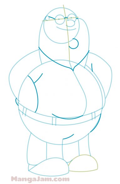 How to Draw Peter Griffin from Family Guy - MANGA-JAM.com