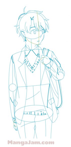 How to Draw Inaho Kaizuka from Aldnoah.Zero - MANGA-JAM.com
