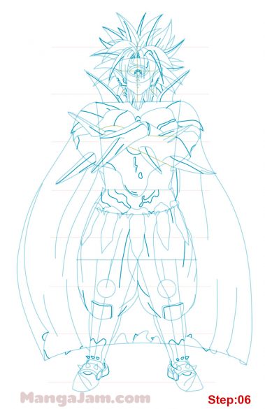 How to Draw Lord Boros from One Punch Man - MANGA-JAM.com